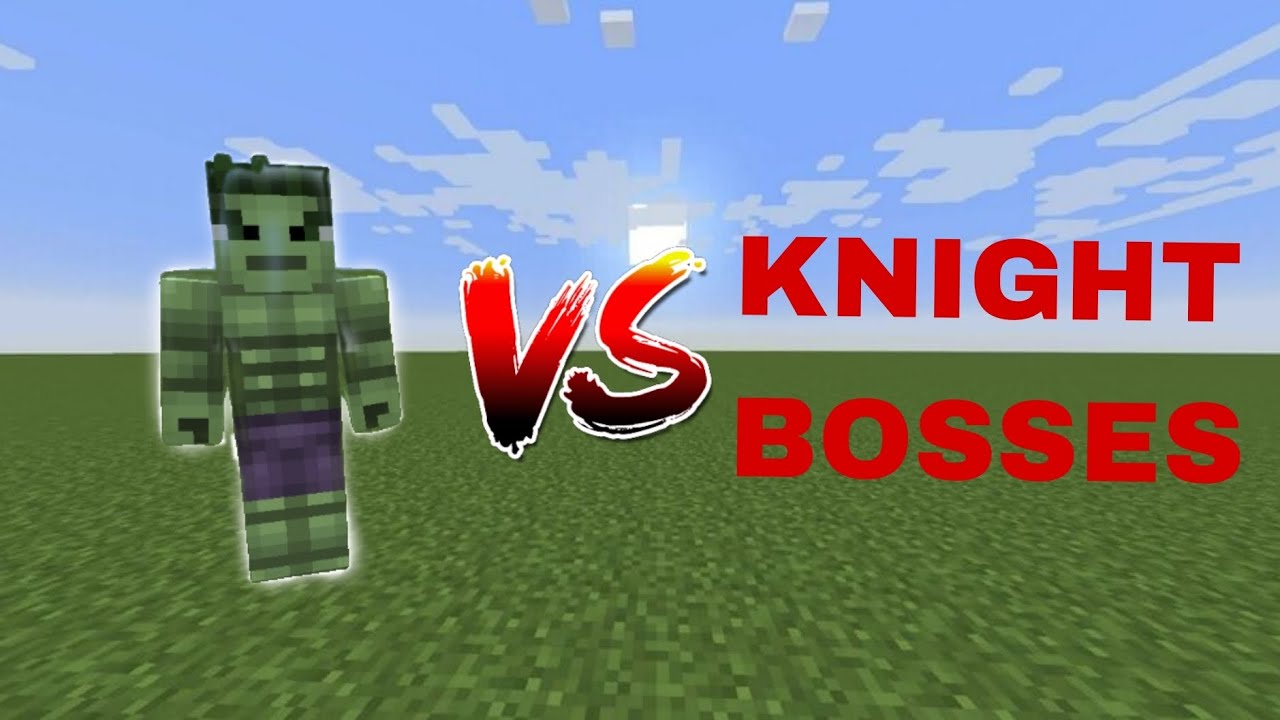 Hulkwuwi bosses vs knight boss | minecraft mob battle | - YouTube