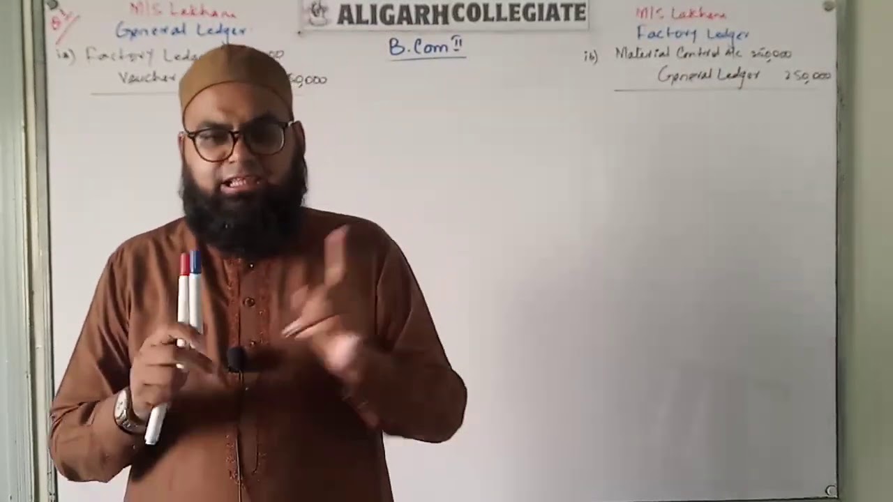 B.COM-II COST ACCOUNTING | FACTORY LEDGER AND GENERAL LEDGER | LECTURE ...