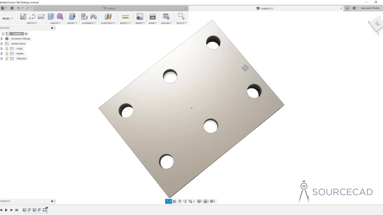 Making Rectangular, circular and path patterns - YouTube