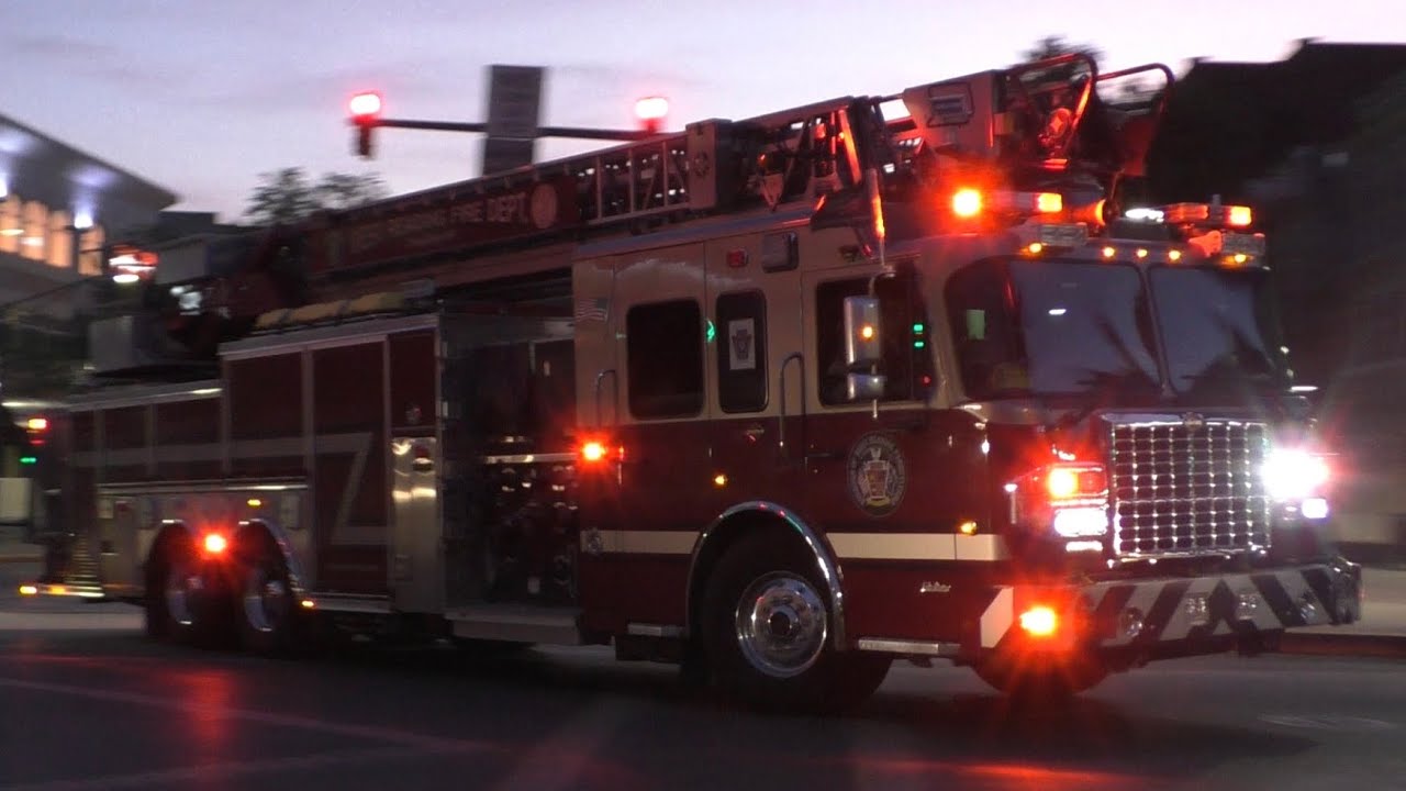 West Reading Fire Department Ladder 64 Responding 7/5/20 - YouTube