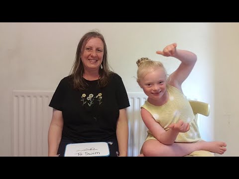 Makaton Sign of the Week - To Swim 🏊‍♀️ - YouTube