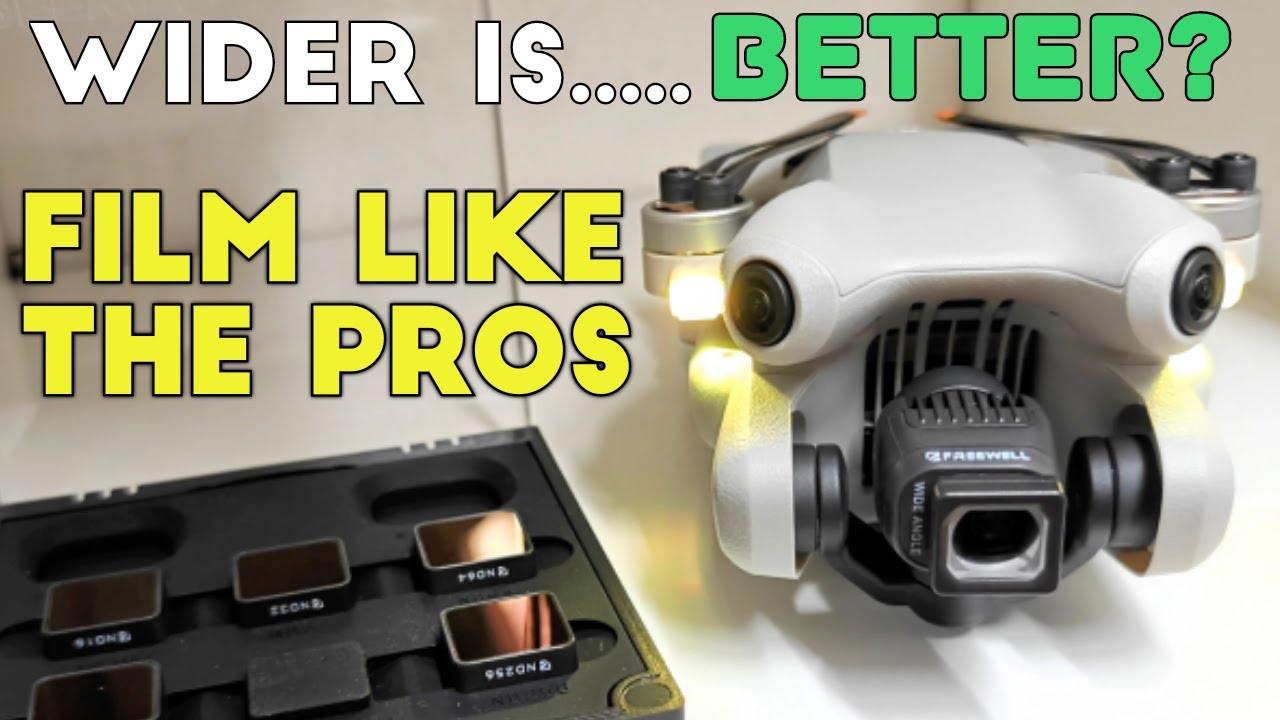 DJI Mini 4 Pro Wide-Angle ND Lens Kit by Freewell for Beginners 👀 - YouTube