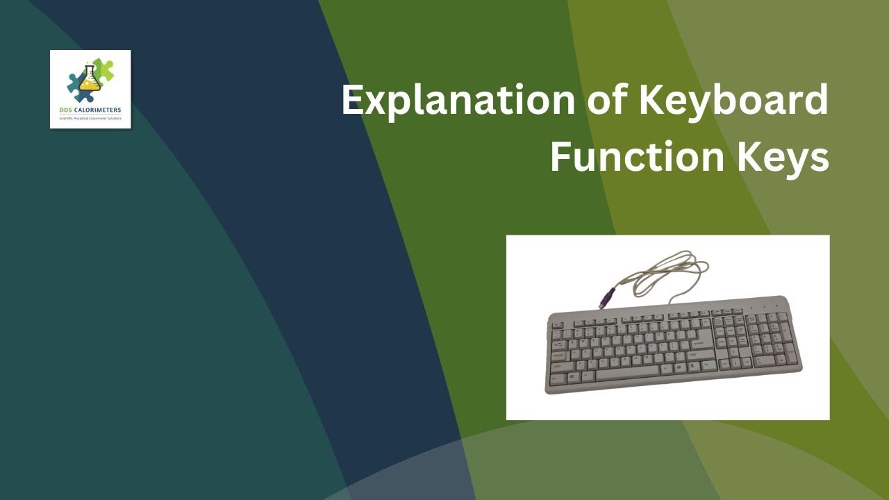Explanation of Keyboard Function Keys - DDS Calorimeters - YouTube