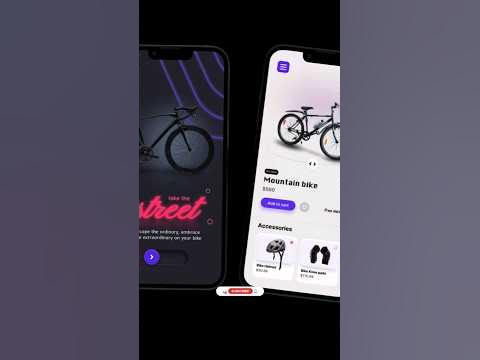 Bike App UI Design in figma || Figma UI/UX Design Tutorial | Speed ...
