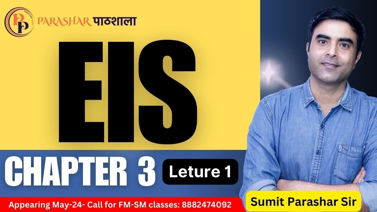 EIS-SM | EIS CHAPTER 3 LECTURE 1 - YouTube