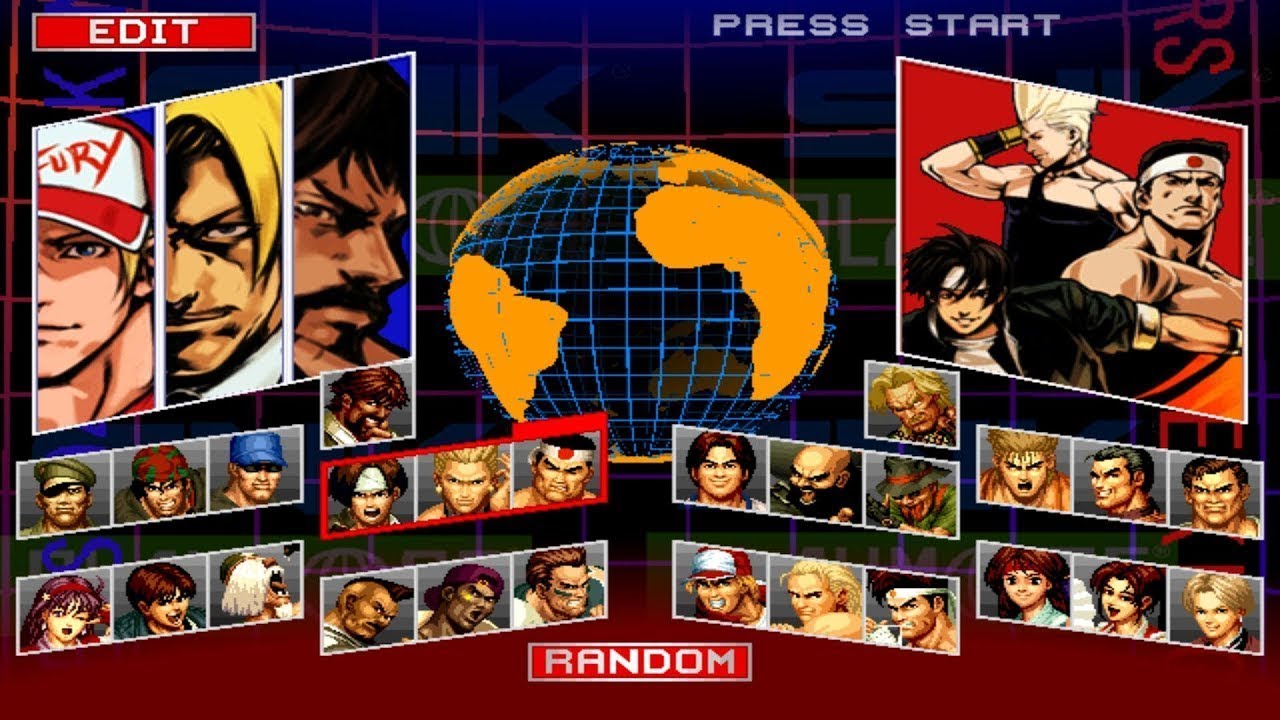 Terry/Kyo/Robert Arcade The King of Fighters '94: Re-Bout 1080p 60fps ...