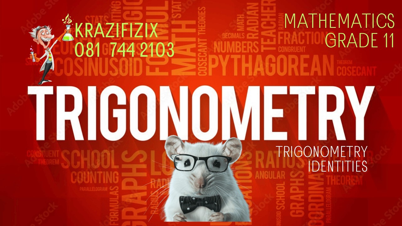Trigonometry Proving identities Grade 11 - YouTube