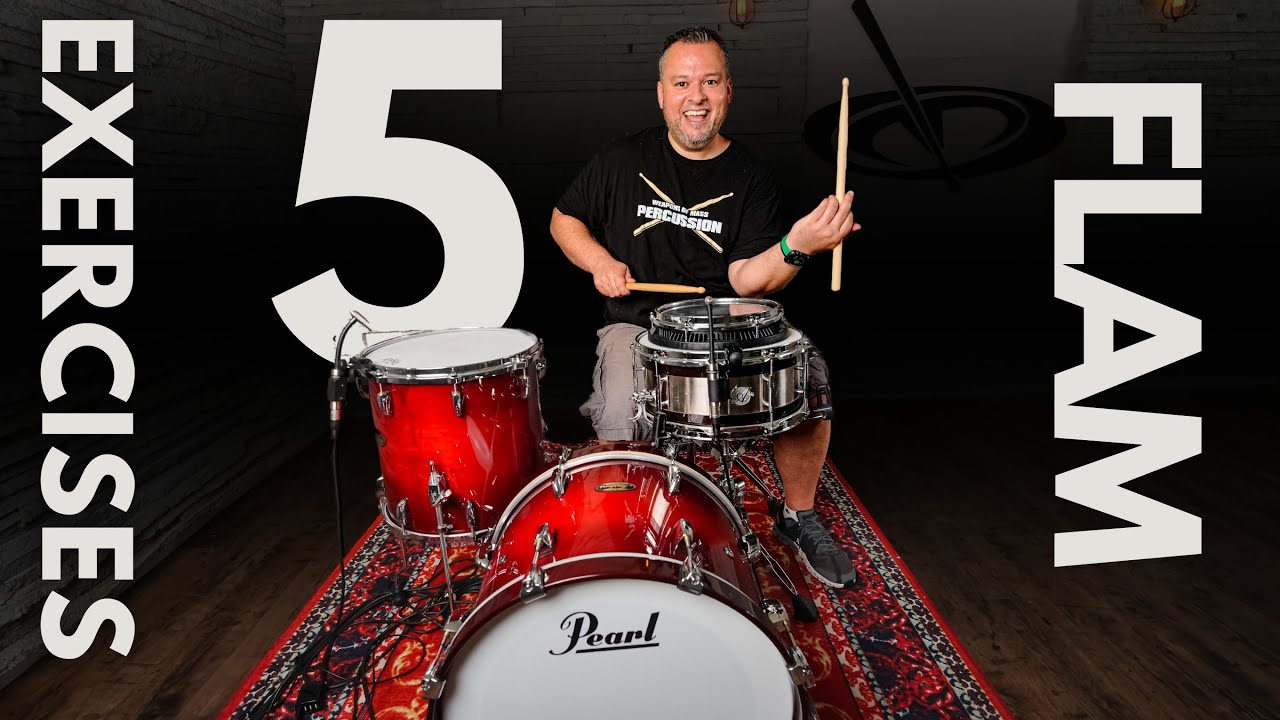 5 Flam Exercises - YouTube