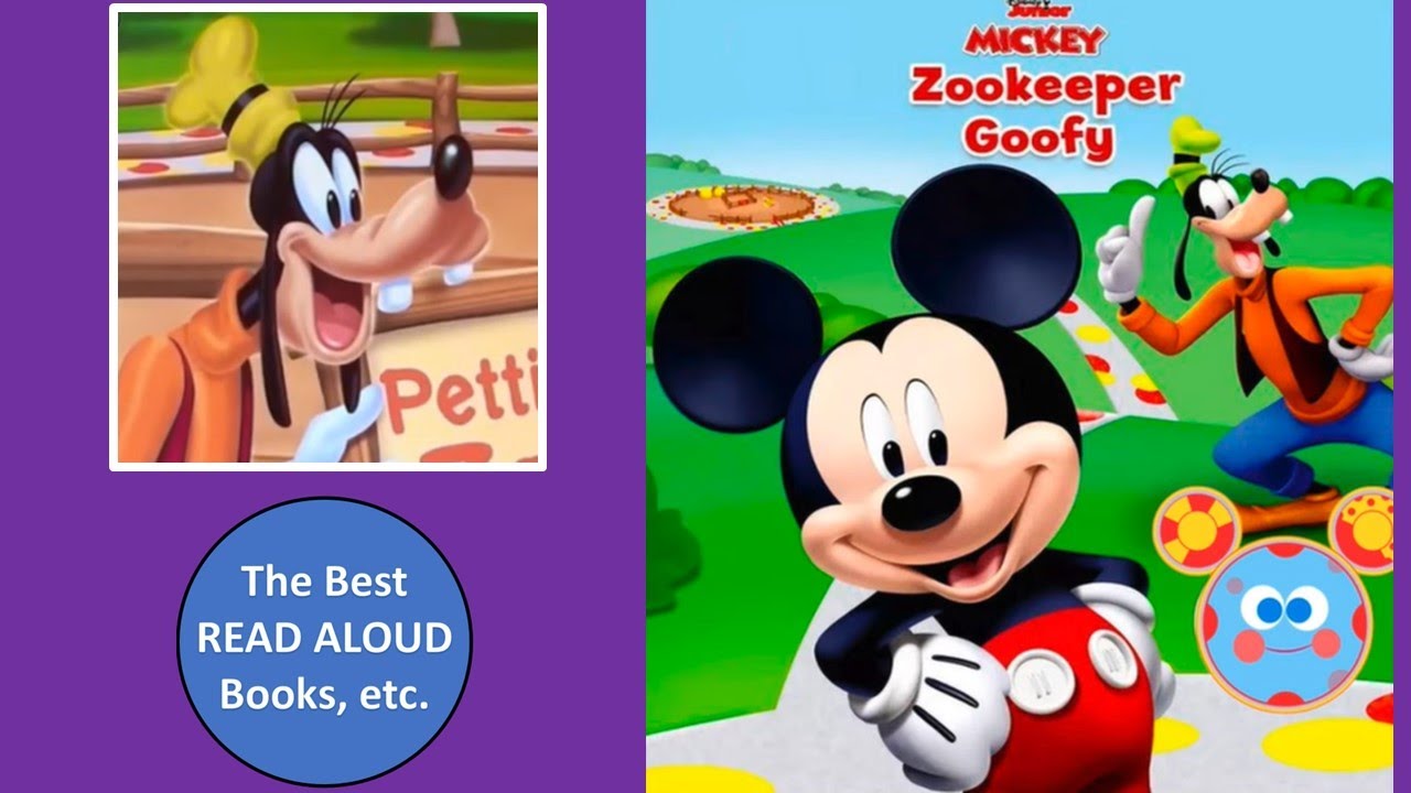 ZOOKEEPER GOOFY Mickey Mouse Clubhouse Read Aloud, Disney Storybooks ...