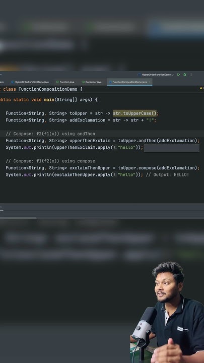 Function Composition In Java #java #coding - YouTube