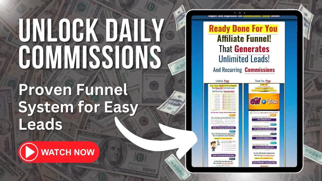 Unlock Daily Commissions with This Proven Funnel System! 🚀💰 - YouTube