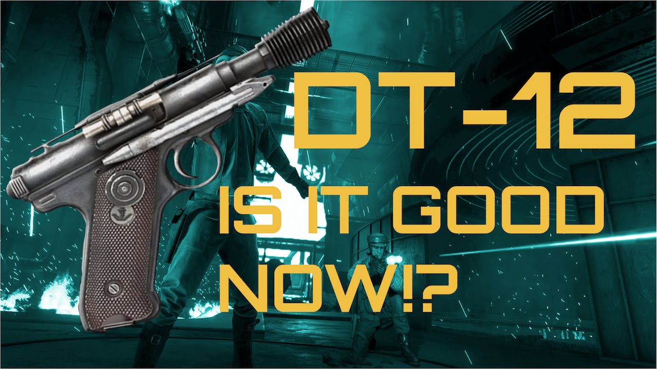 Battlefront: DT-12 BLASTER PISTOL! IS IT GOOD NOW? - YouTube