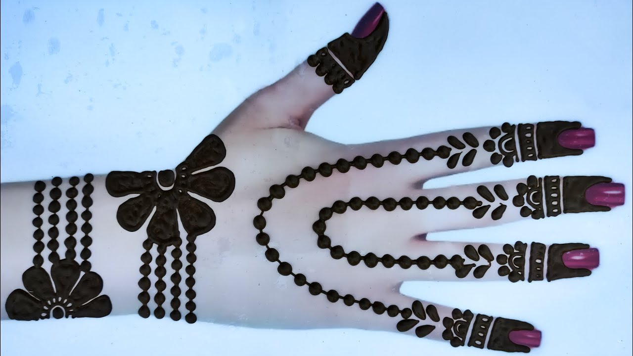 Easy Simple Special back hand Mehndi Design | Mehandi design | आसान ...