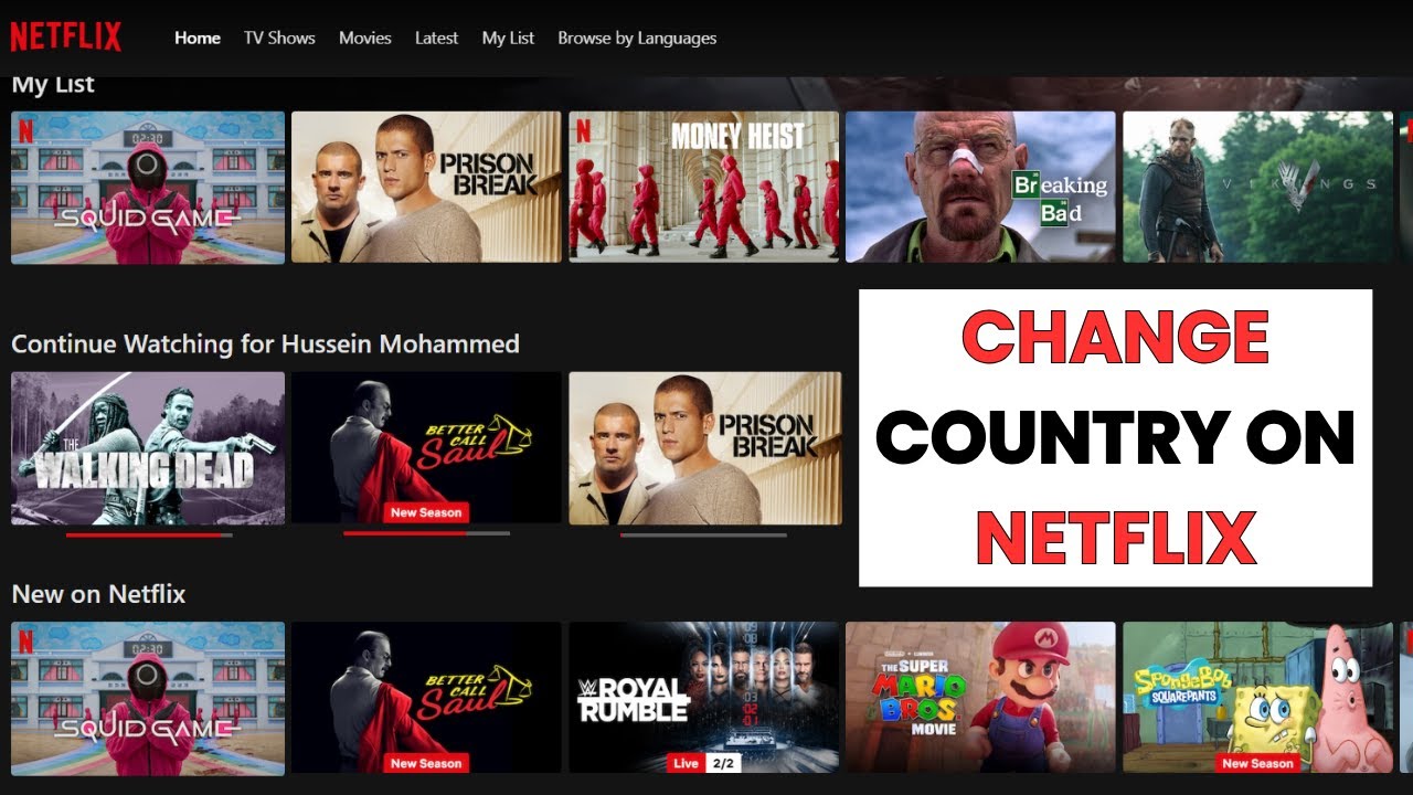 How To Change Your Country on Netflix (Quick and Easy) - YouTube