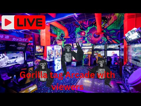 Gorilla tag arcade With viewers - YouTube