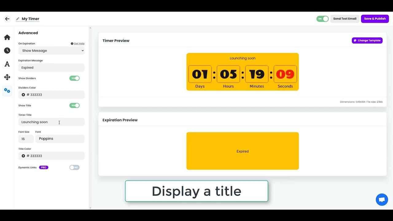 How to Create A Countdown Timer on Mailtimer - YouTube