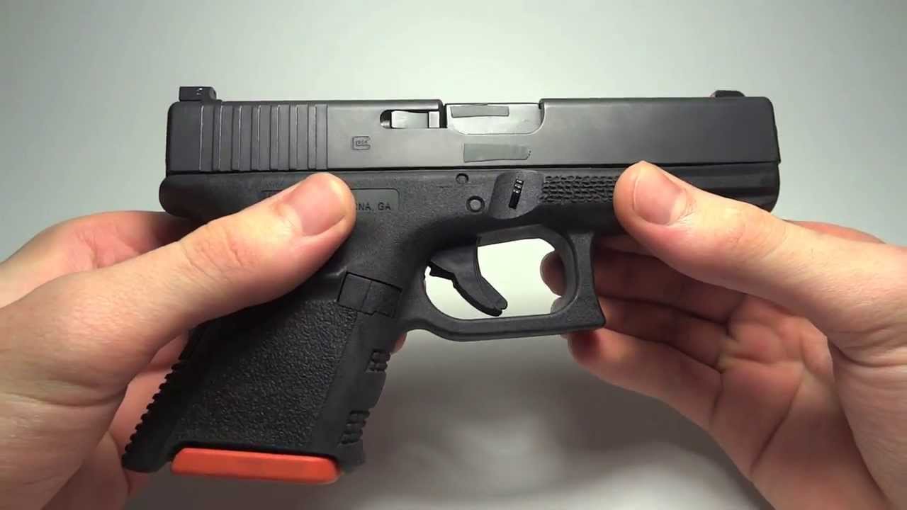 Glock 19 modified to use Glock 26 magazines — [w/ Surefire x400] - YouTube