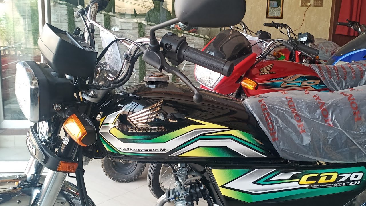 Honda CD 70cc Black 2023 Model First Look / Review/ impression - YouTube