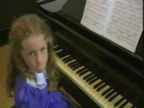 ITV news - Veronika Shoot debut Piano Recital, aged 7 - YouTube
