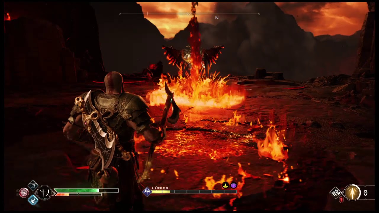 God of War - Gondul Valkyrie Boss Fight - YouTube