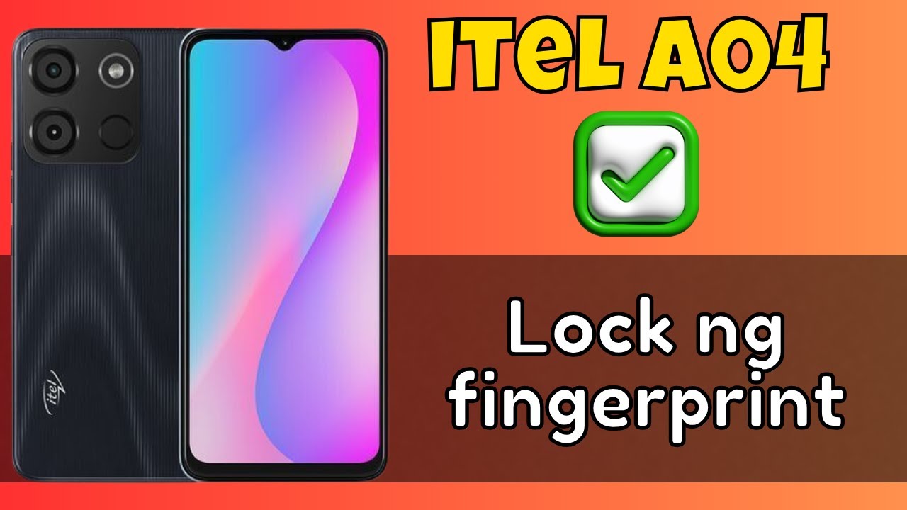 itel A04 - Itakda ang fingerprint || Lock ng fingerprint - YouTube