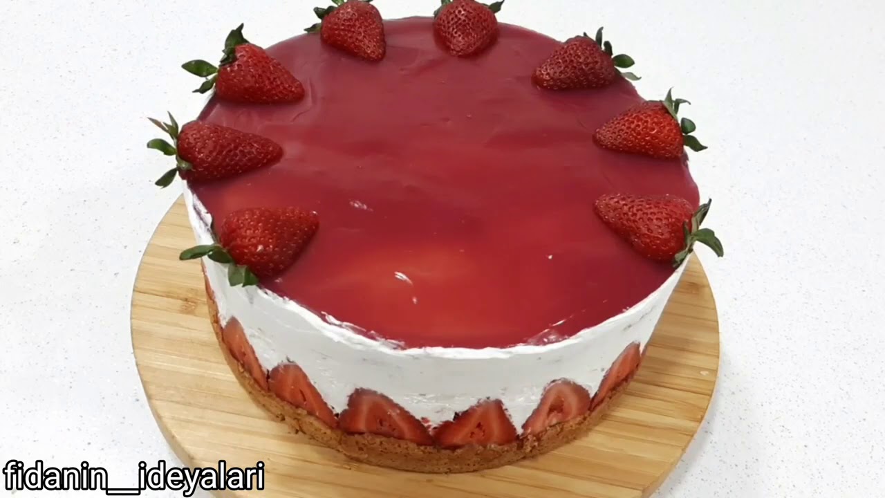 Asand bişirilən Çiyələkli tort - YouTube