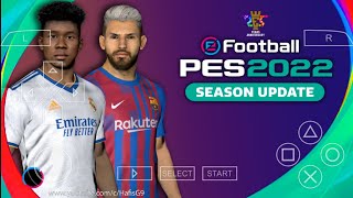 Pes 2022 Ppsspp English Version Offline 600mb Camera Ps5 Best Graphics ...