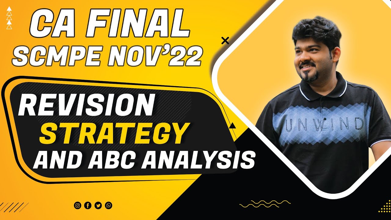 REVISION STRATEGY AND ABC ANALYSIS FOR NOV 22 - YouTube