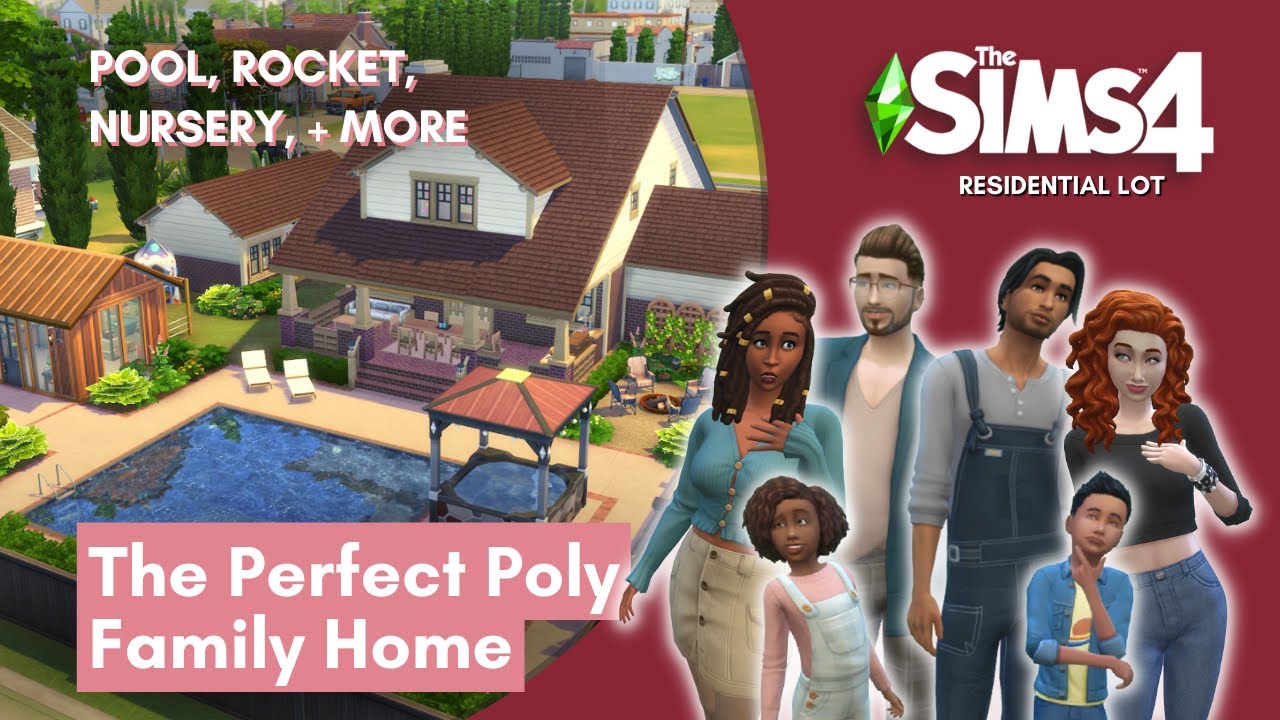 Building a DREAM CRAFTSMAN home for my POLY FAMILY | Sims 4 Stop Motion ...