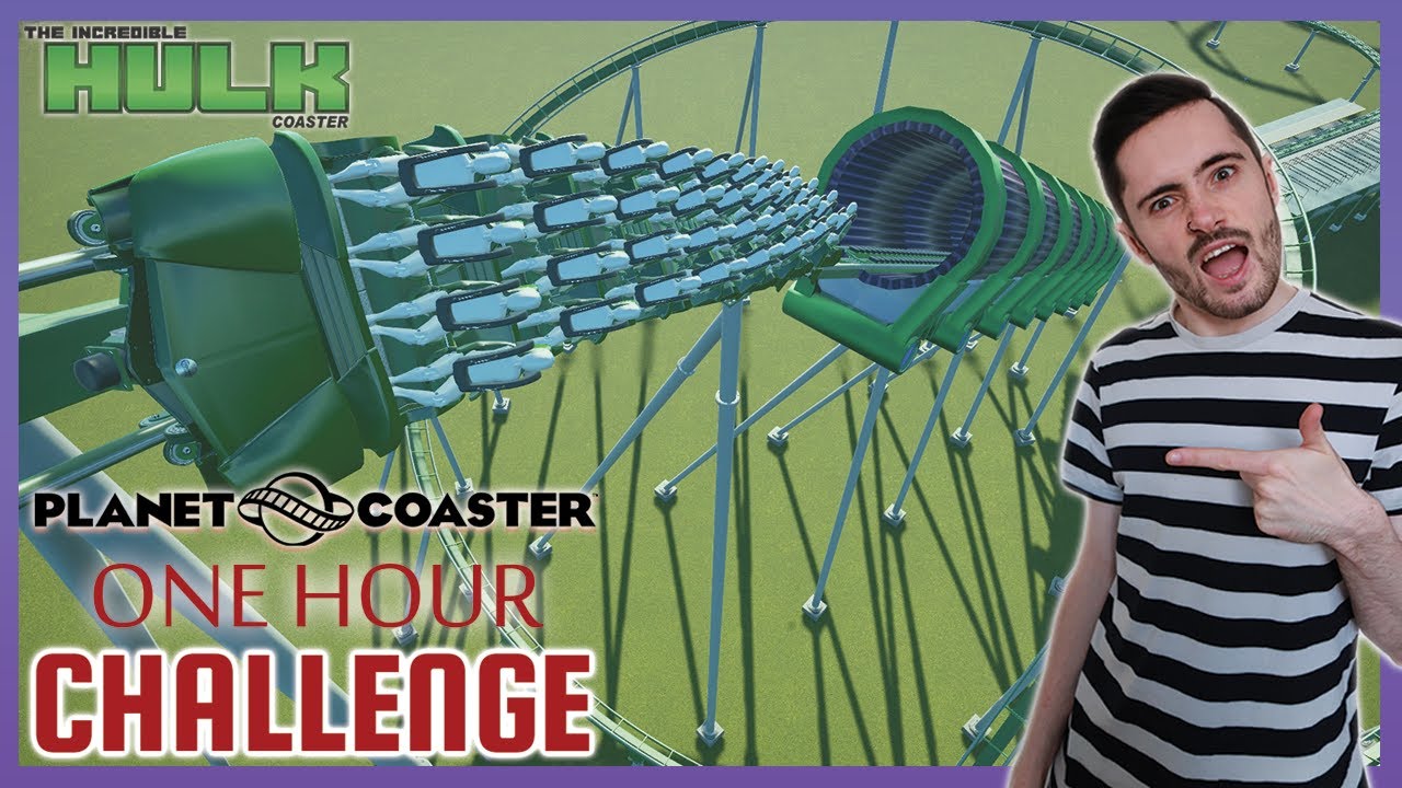 Building THE INCREDIBLE HULK COASTER in ONE HOUR! - YouTube