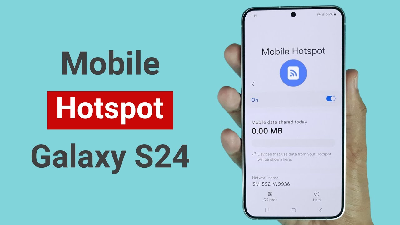 How to Use Mobile Hotspot in Samsung S24 - YouTube