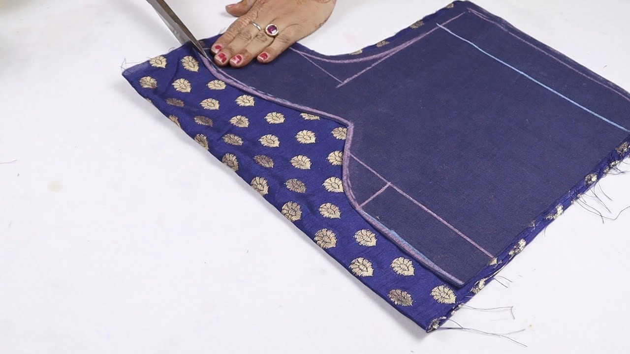 Stylish Bilauj ki Dijain cutting& stitching, Blouse Back Neck Design ...