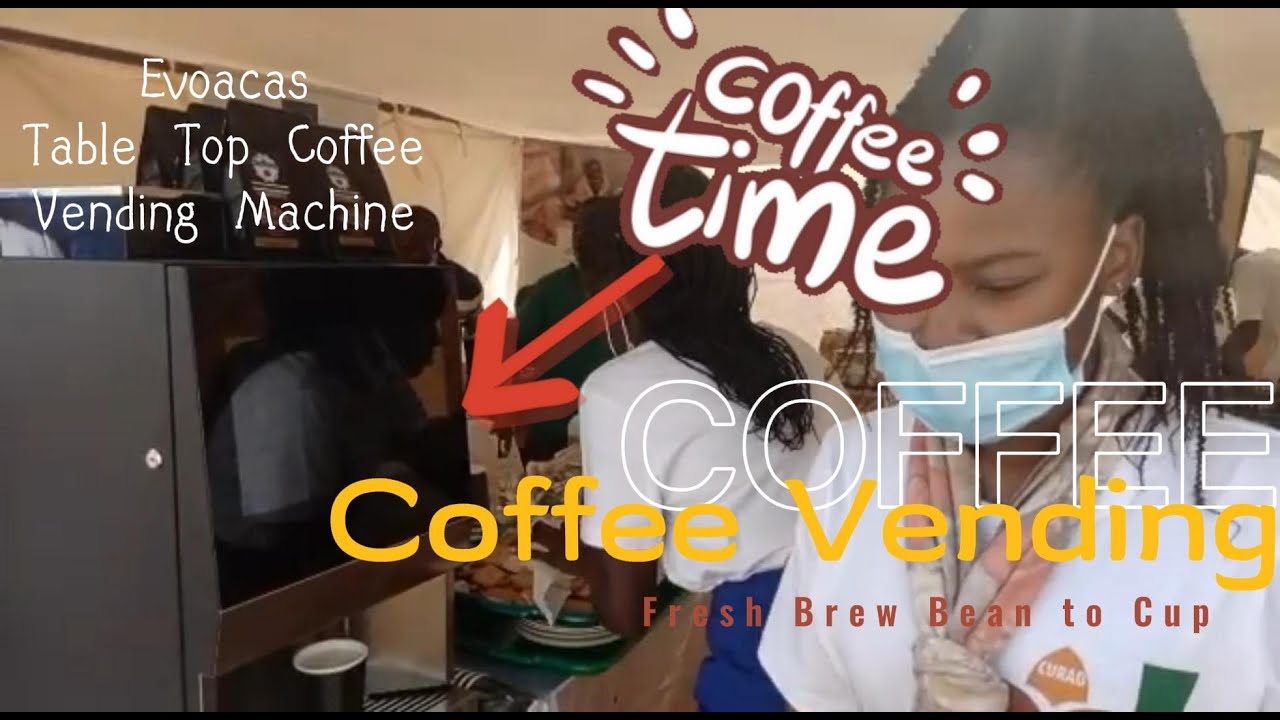 coffee vending machine in Africa #coffee - YouTube