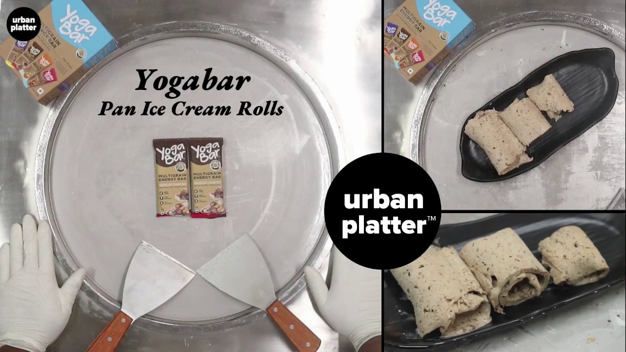 Ice Cream Rolls with Yoga Bar - YouTube