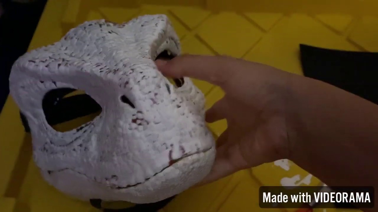 How I made my raptor mask - YouTube