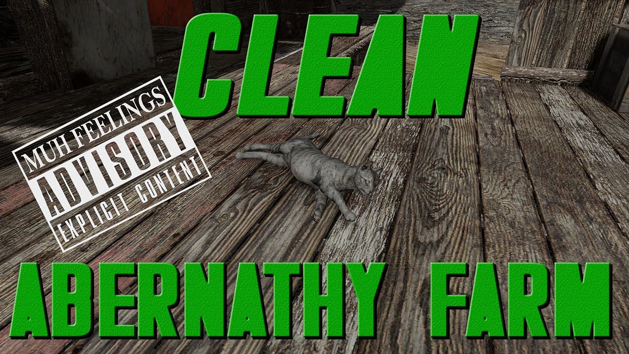 Fallout 4 - CLEAN Abernathy Farm - PC/Xbox - YouTube