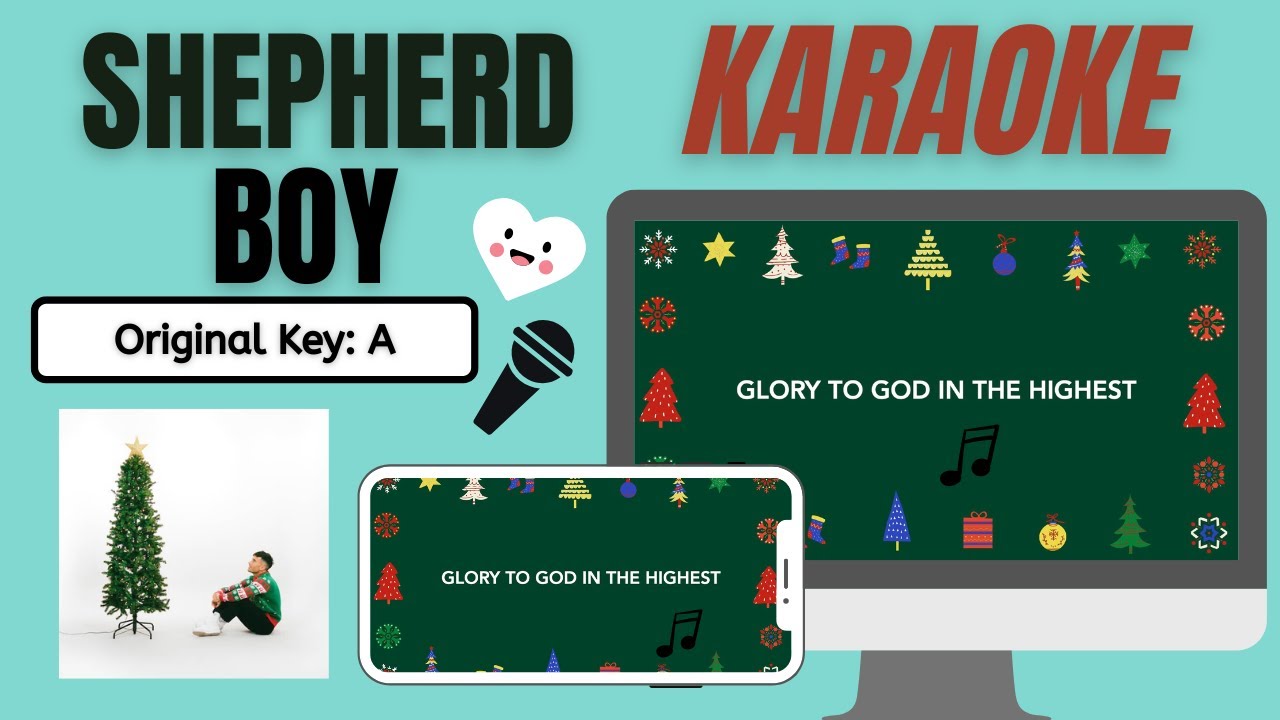 🐑SHEPHERD BOY- Phil Wickham 🎤KARAOKE/Instrumental/Melody Cover by Meena ...