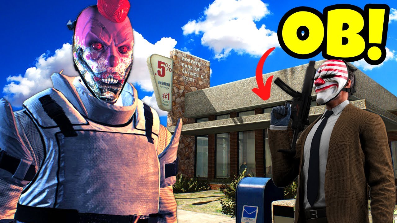 OB & I USED A PLANE TO ROB BANKS FOR MASSIVE PROFIT! (Payday 2 Multiplayer) - YouTube
