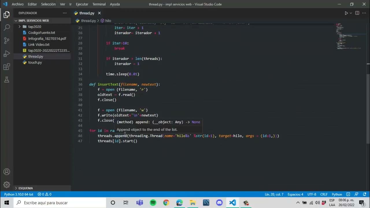 Hilos con Python - YouTube