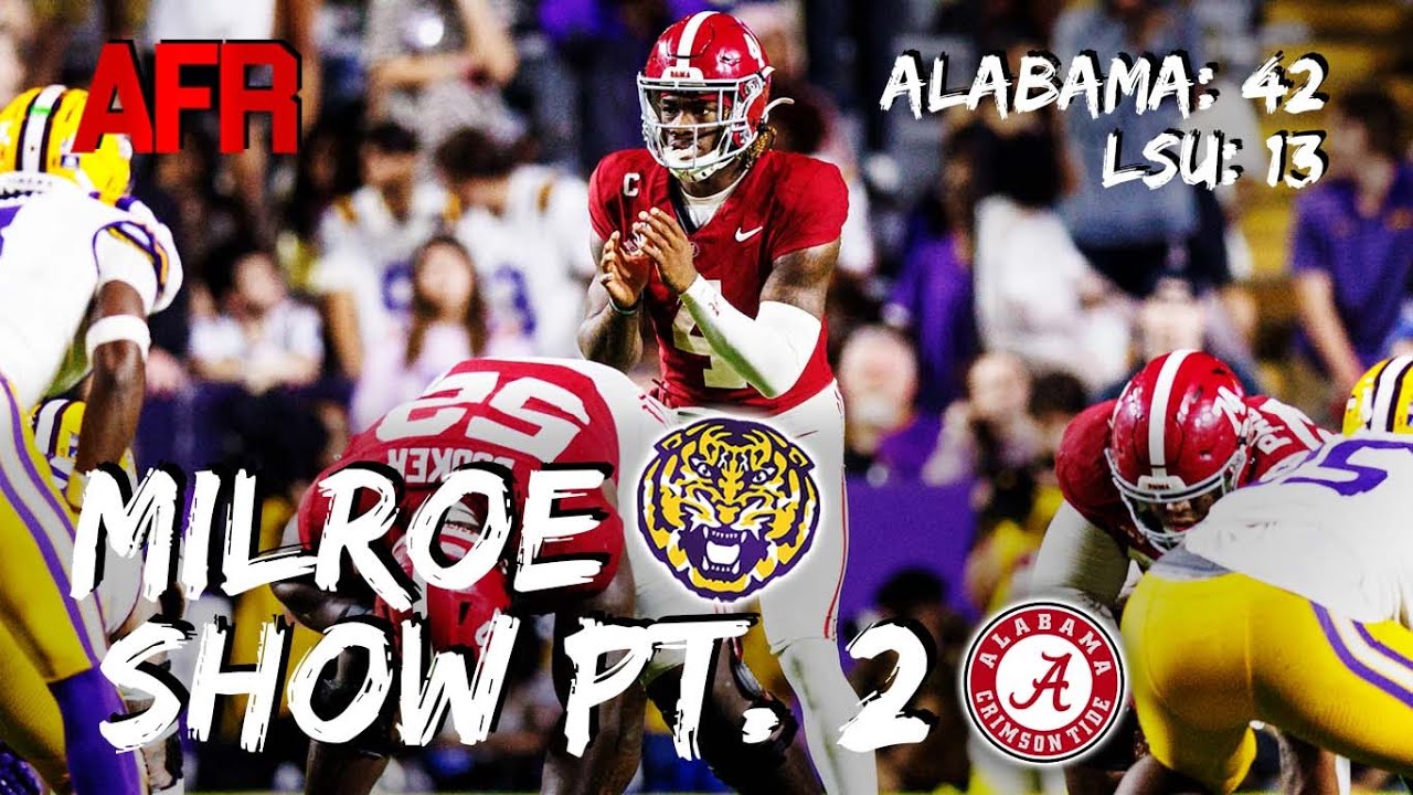 REACTION: Alabama 42, LSU 13 | Who Is To Blame For Tigers Awful ...