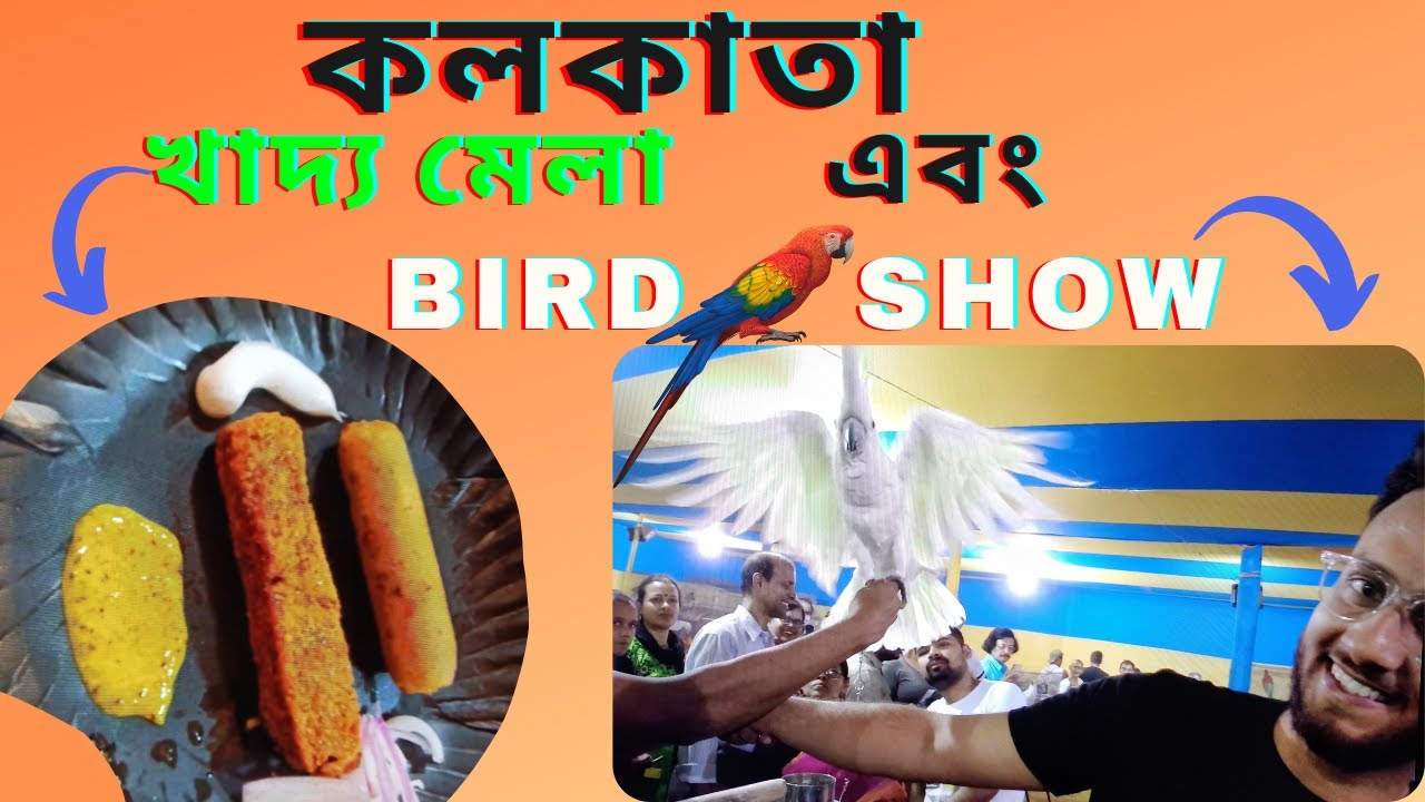 KOLKATA BIRD SHOW (পাখি প্রদর্শন) & FOOD FESTIVAL (খাদ্য মেলা)।। খাদ্য ...