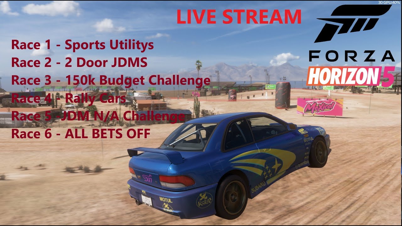 Forza Horizon 5 Convoy Rules And Mods Challenges - YouTube