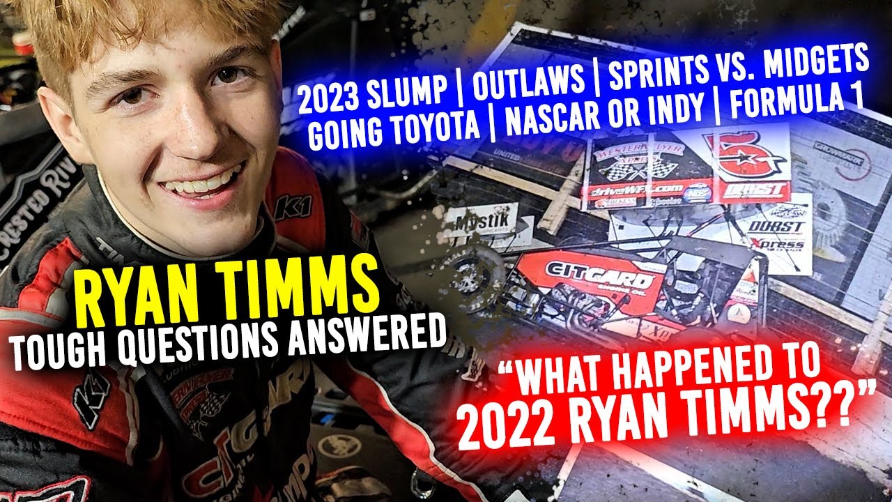 TOUGH ANSWERS: What happened to Ryan Timms | Sprints vs. Midgets ...