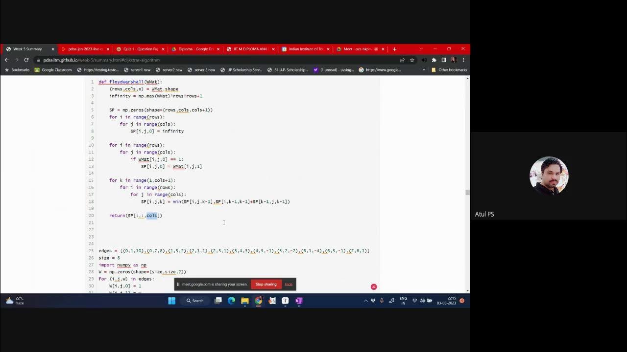 PDSA_Week 5 Live Coding - YouTube