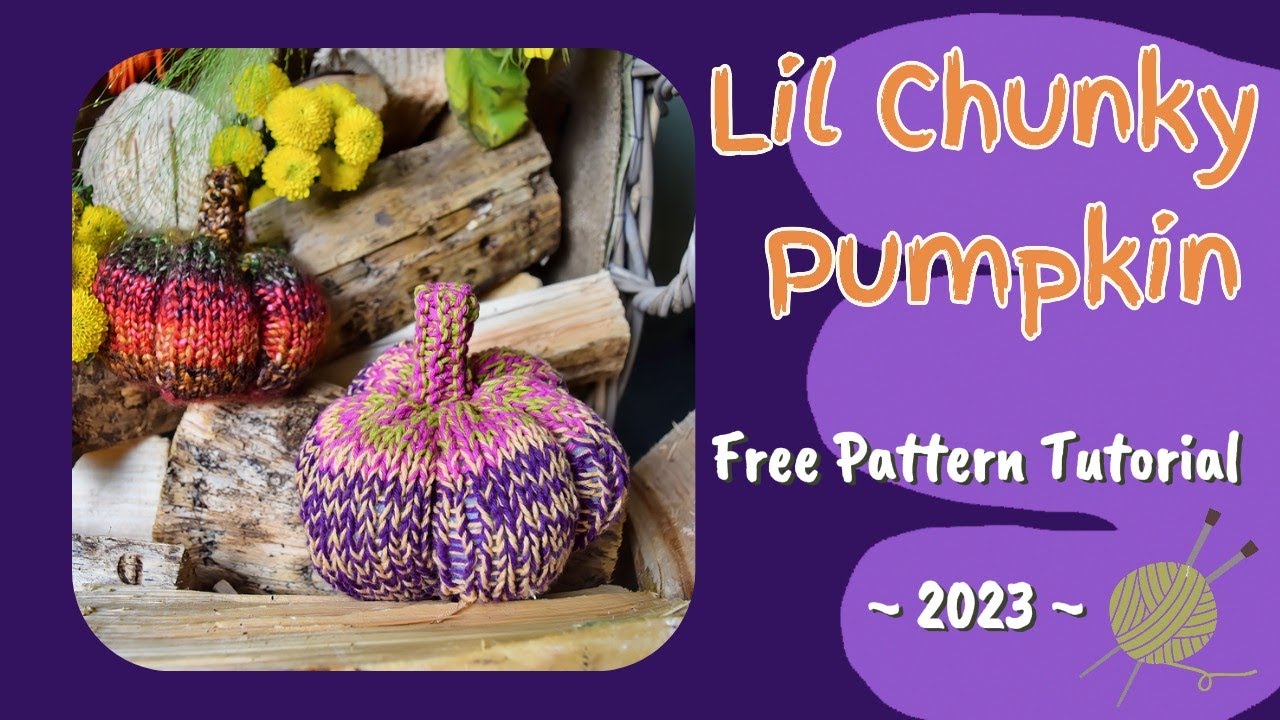 Lil Chunky Pumpkin: Free Pattern & Easy Tutorial II Lil Chunky Pumpkin ...