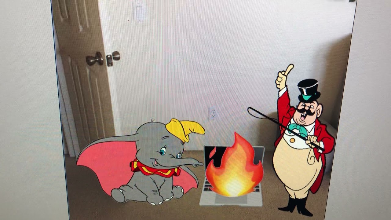 Dumbo destroys Ringmaster’s laptop and gets grounded - YouTube
