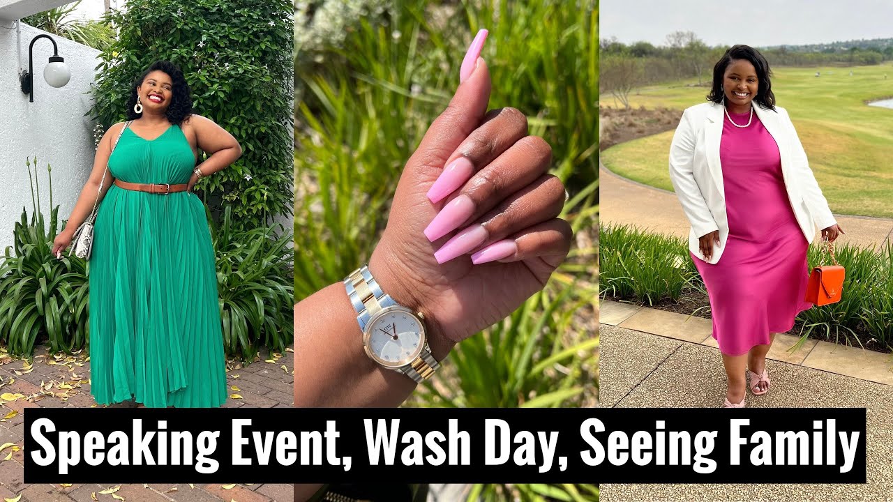 Weekly Vlog | First Speaking Event, Relaxed Hair Wash-Day, Seeing ...