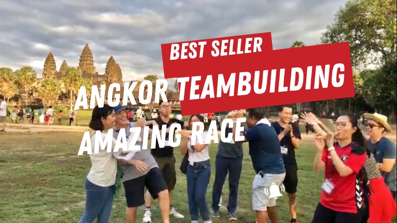 Corporate temple Team building Programs in Siem Reap that Rocks - YouTube