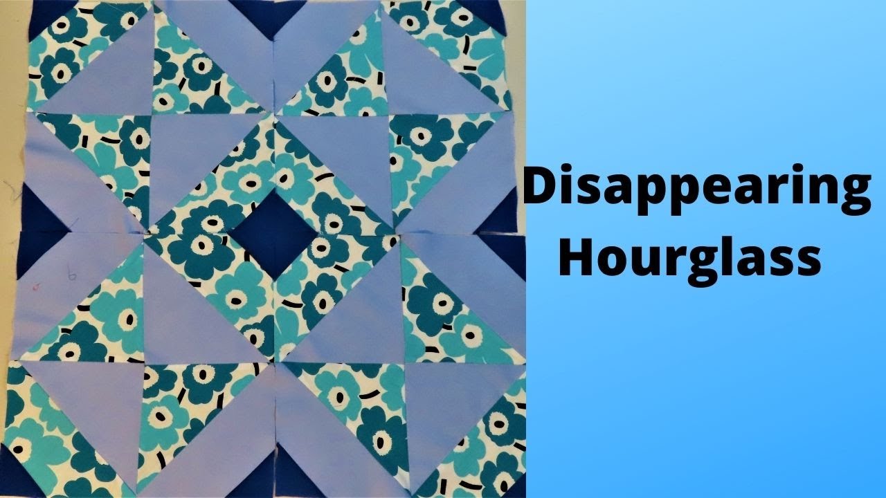 Disappearing Hourglass #quilting #quiltblocks - YouTube