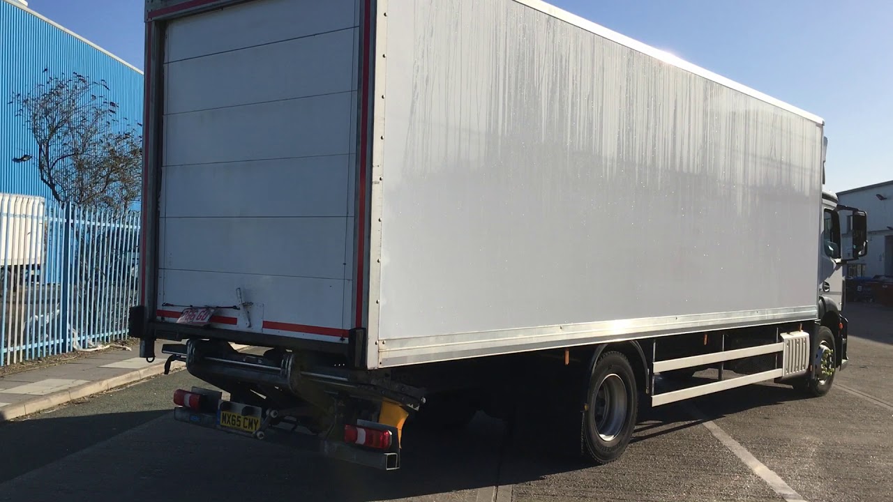 MERC ANTOS 1824 (2015) 65) 18 ton GVW Box - EURO 6 - VIDEO - YouTube